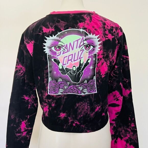 Santa Cruz Skateboards | Tops | Santacruz Long Sleeve Crop Top Fortune ...